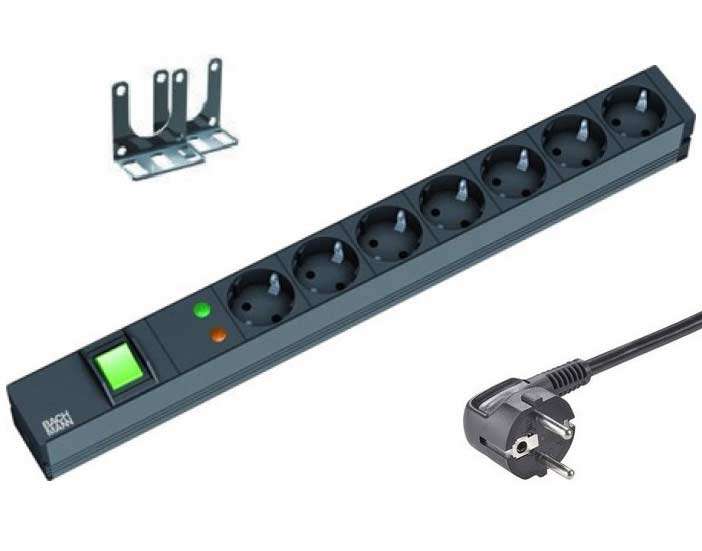 19 Zoll PDU Steckdosenleiste 7x Schuko Bachmann 333.535 | ITguru24