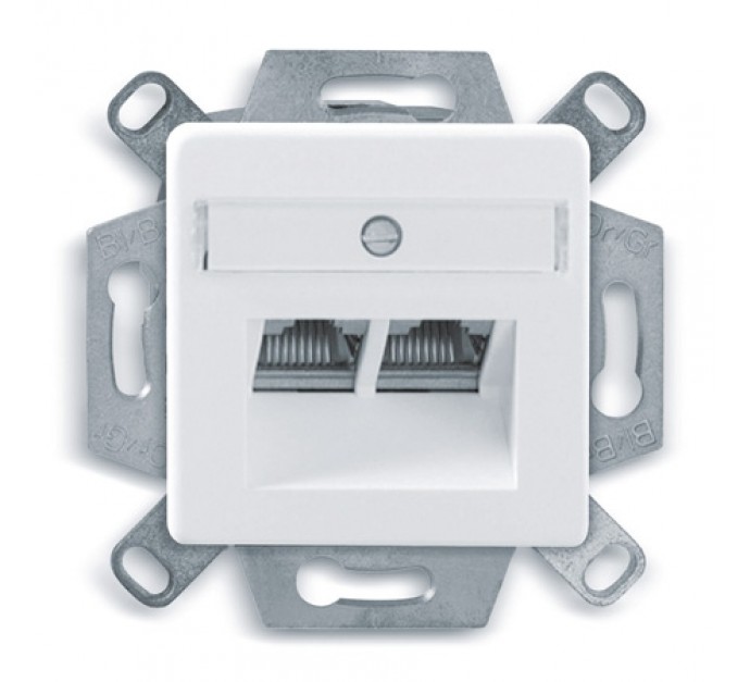 Dätwyler Datendose CSA 435060 Cat.6A 2-fach UP weiß | ITguru24